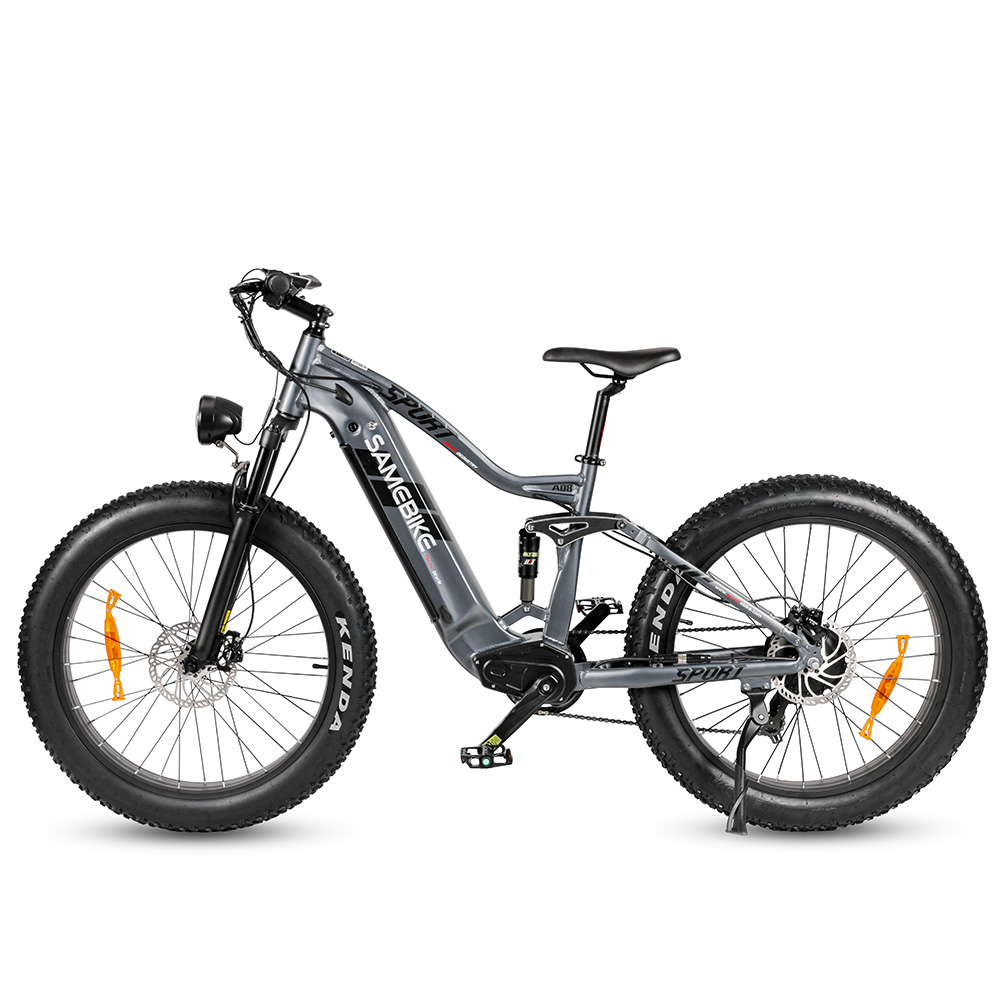 SAMEBIKE RS-A08 Fat Tire Hydraulic Brake Mountain Electric Bike SAMSUNG ...
