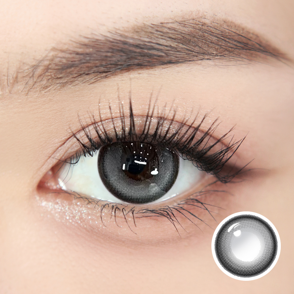 Kilala Graphite Gleam Grey Colored Contacts | Beauty Choice
