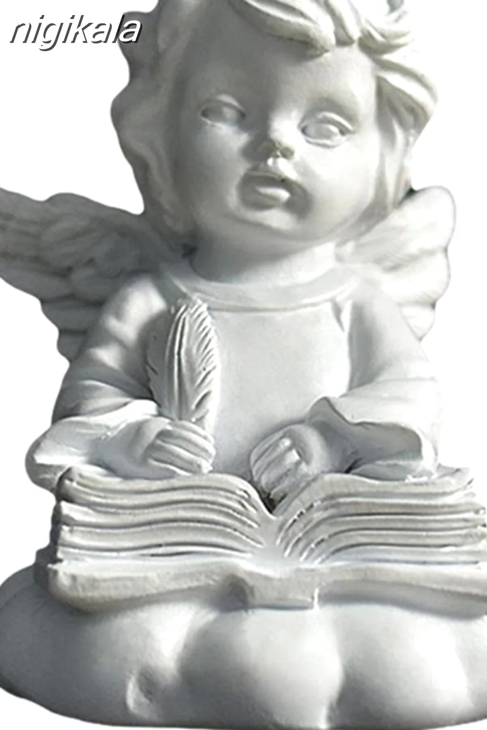 nigikala Plaster Miniature Figurines Ornaments Sculpture Resin Girl ...