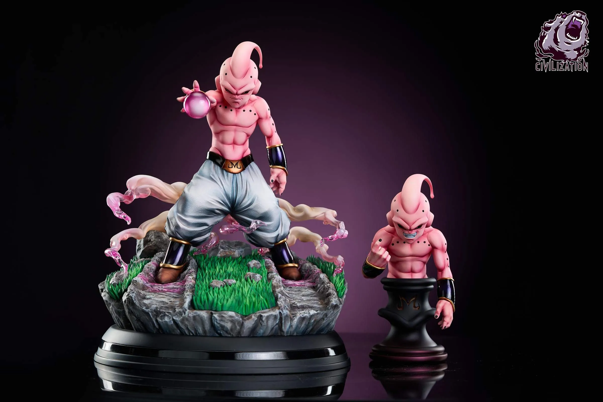 1/6 & 1/4 Scale Little Buu with LED - Dragon Ball Resin Statue ...