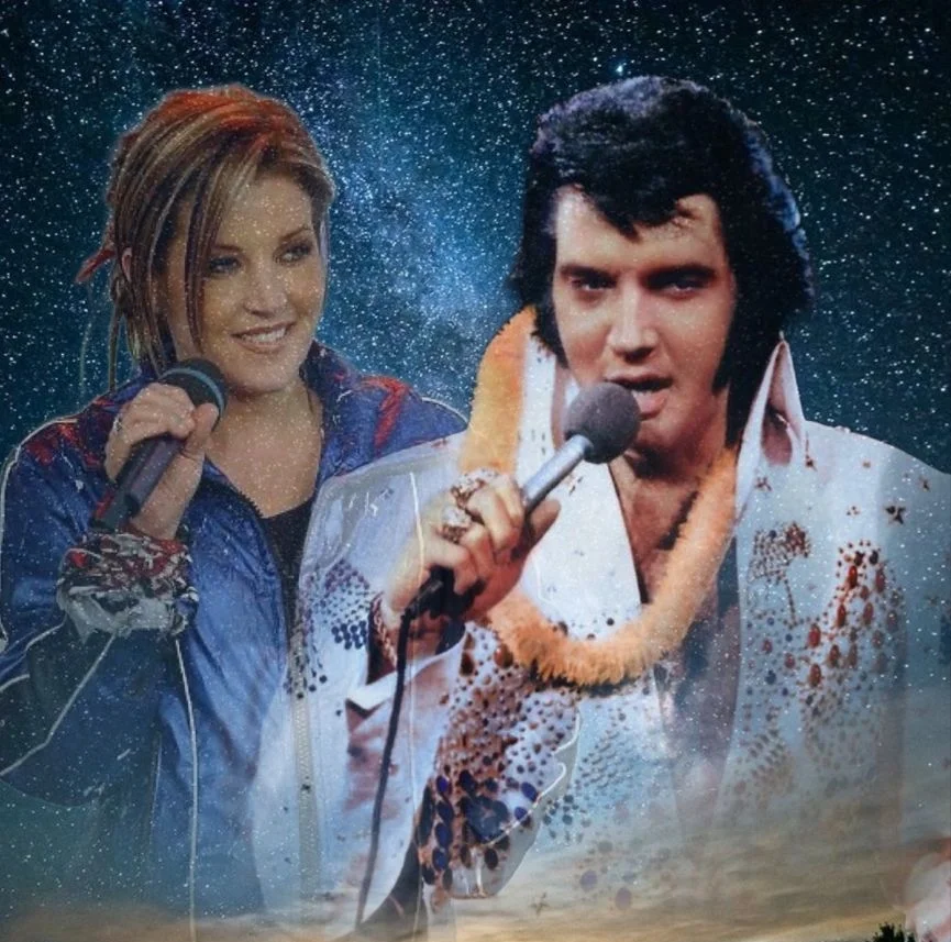 Elvis Presley and Singer (velvet cloth) Fairy Dust Drills full round ...