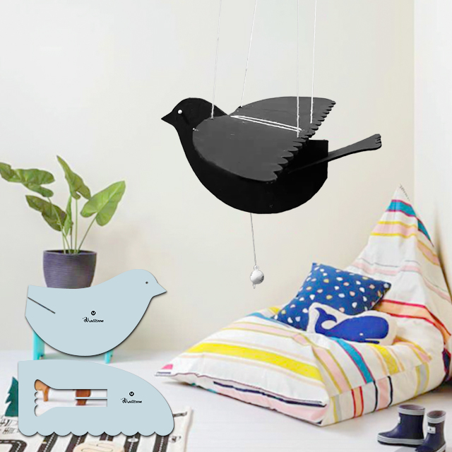 Diy Mobile Bird Template - With Instructions