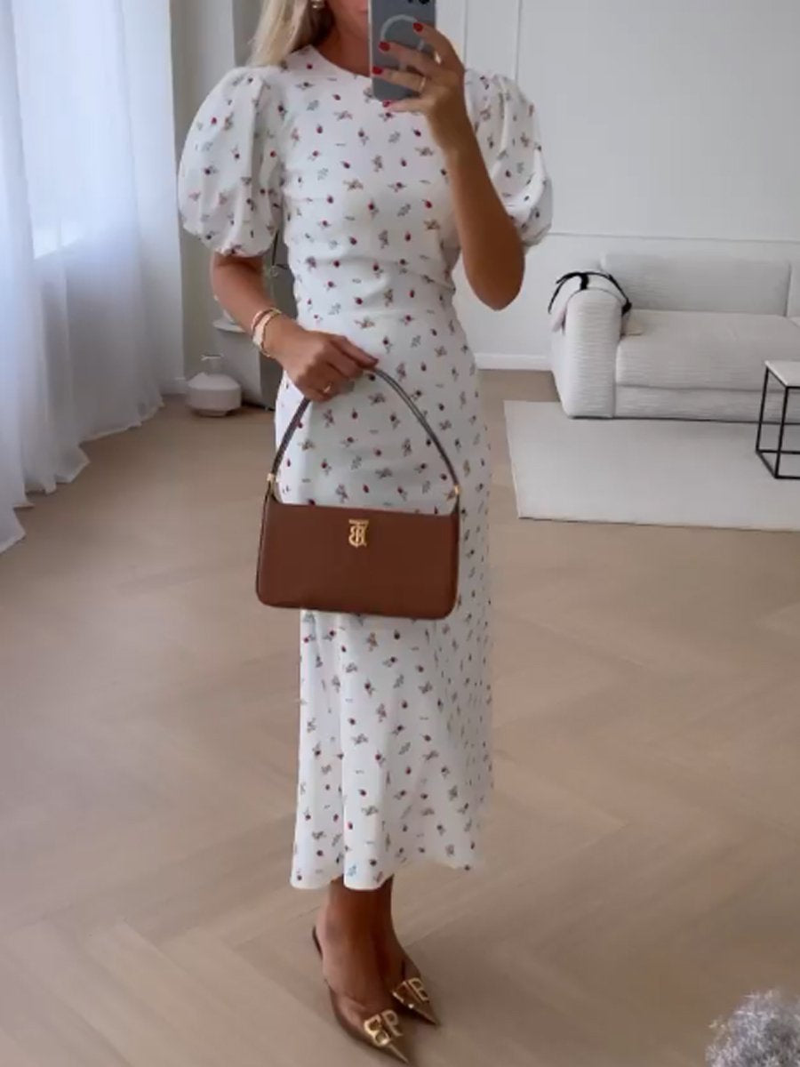 Small Floral-Print Dress
