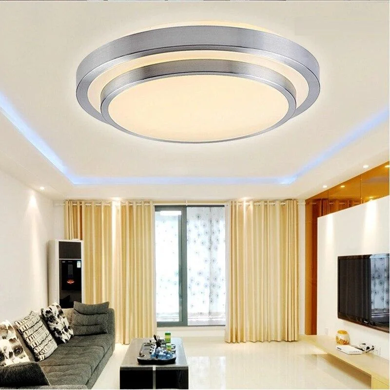 Modern 2.4G Remote Control LED Ceiling Light Aluminum Acryl High ...