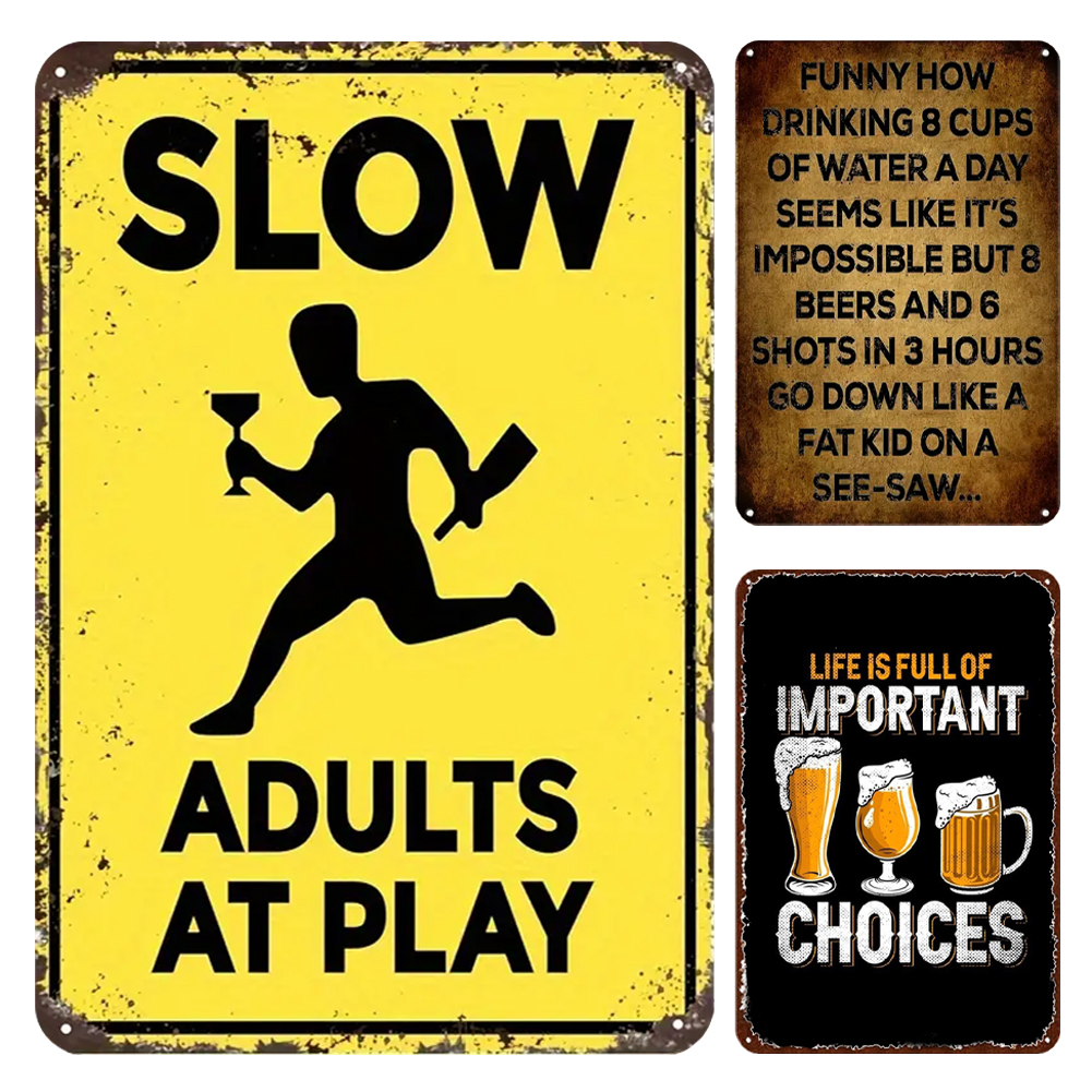 (Multi Style) Beer - Vintage Metal Signs - 20*30cm