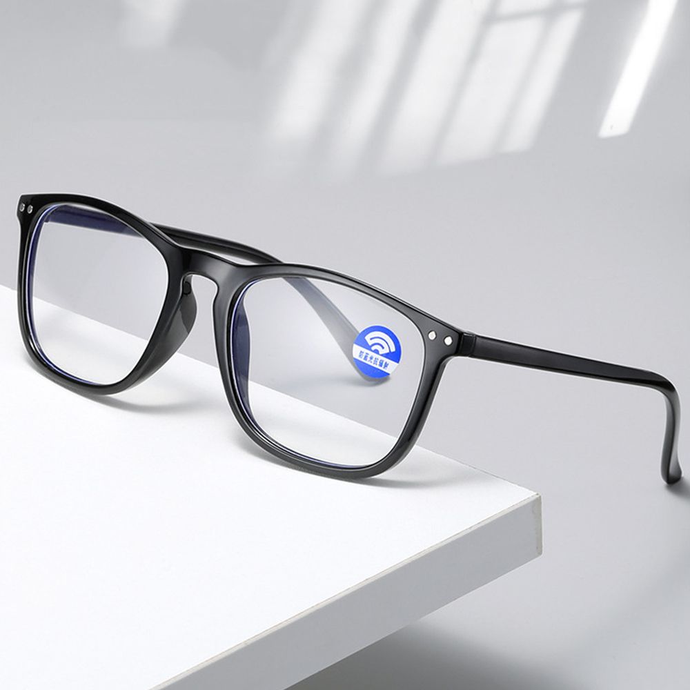 Women Vision Care Jelly Color Eyeglasses Anti-UV Blue Rays Glasses ...