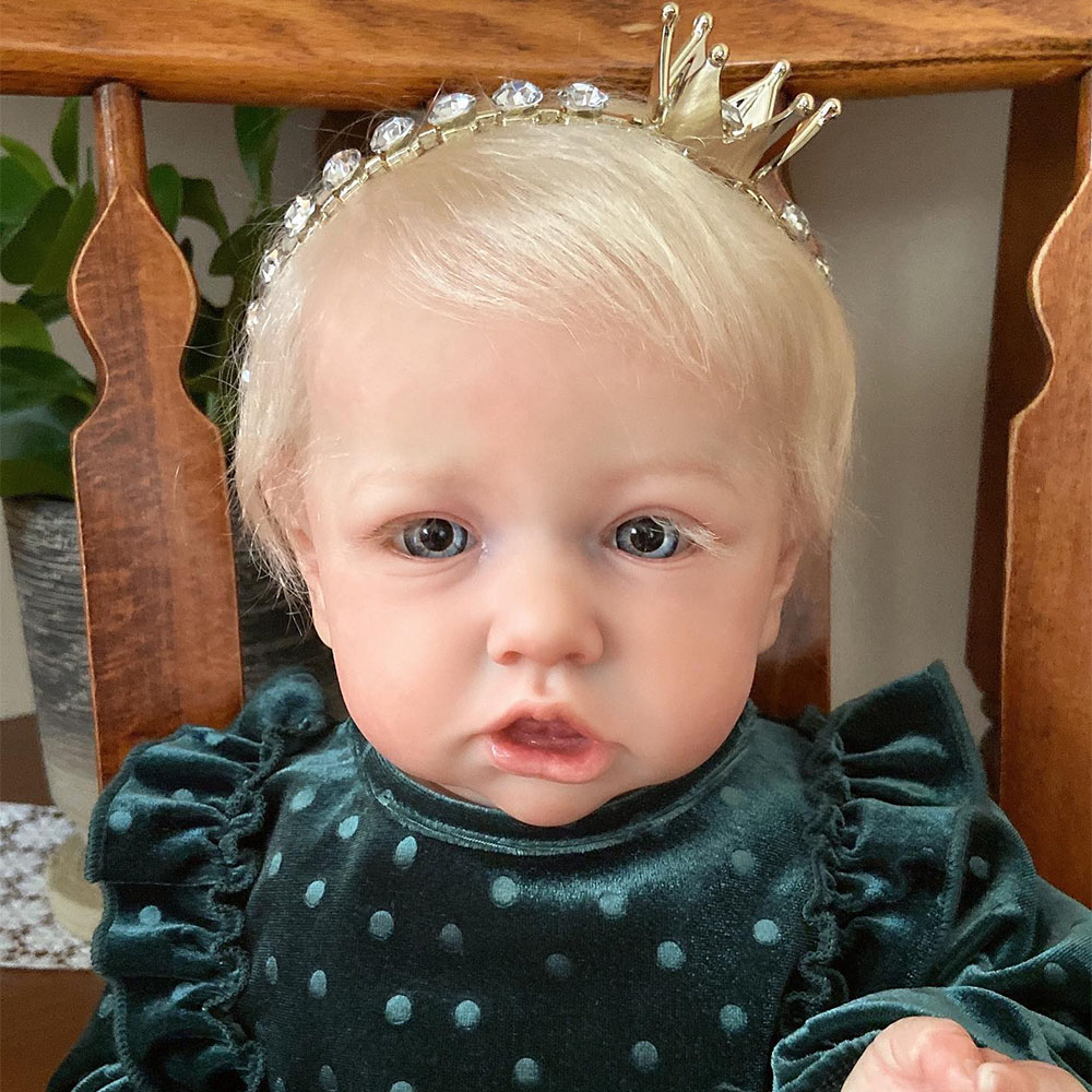 Real Newborn Reborn Baby Girl Realistic 12'' Eyes Open Named Donna