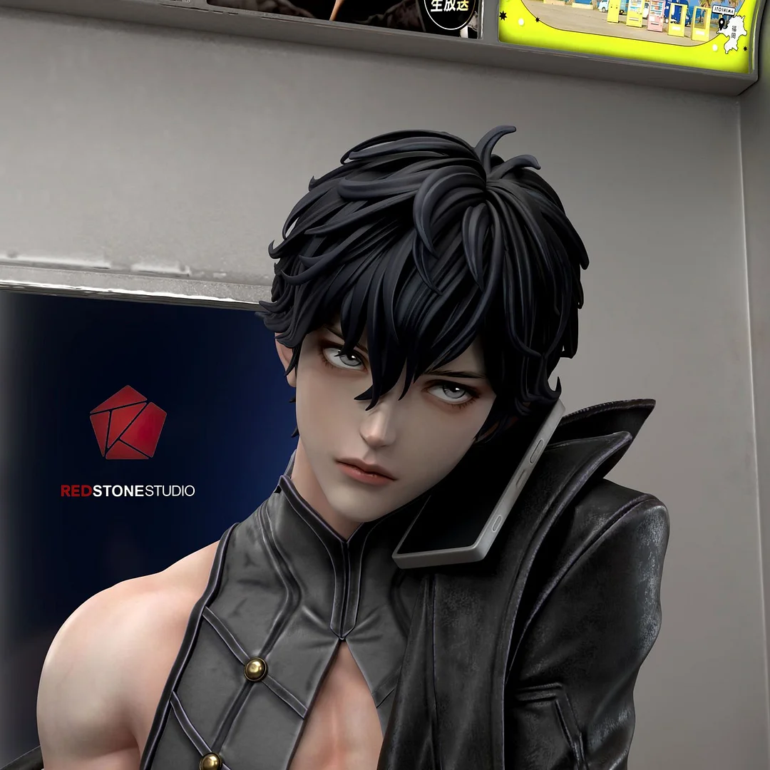 1/6 Scale Ren Amamiya with LED - Megami Tensei/Persona 5 Statue - Red ...