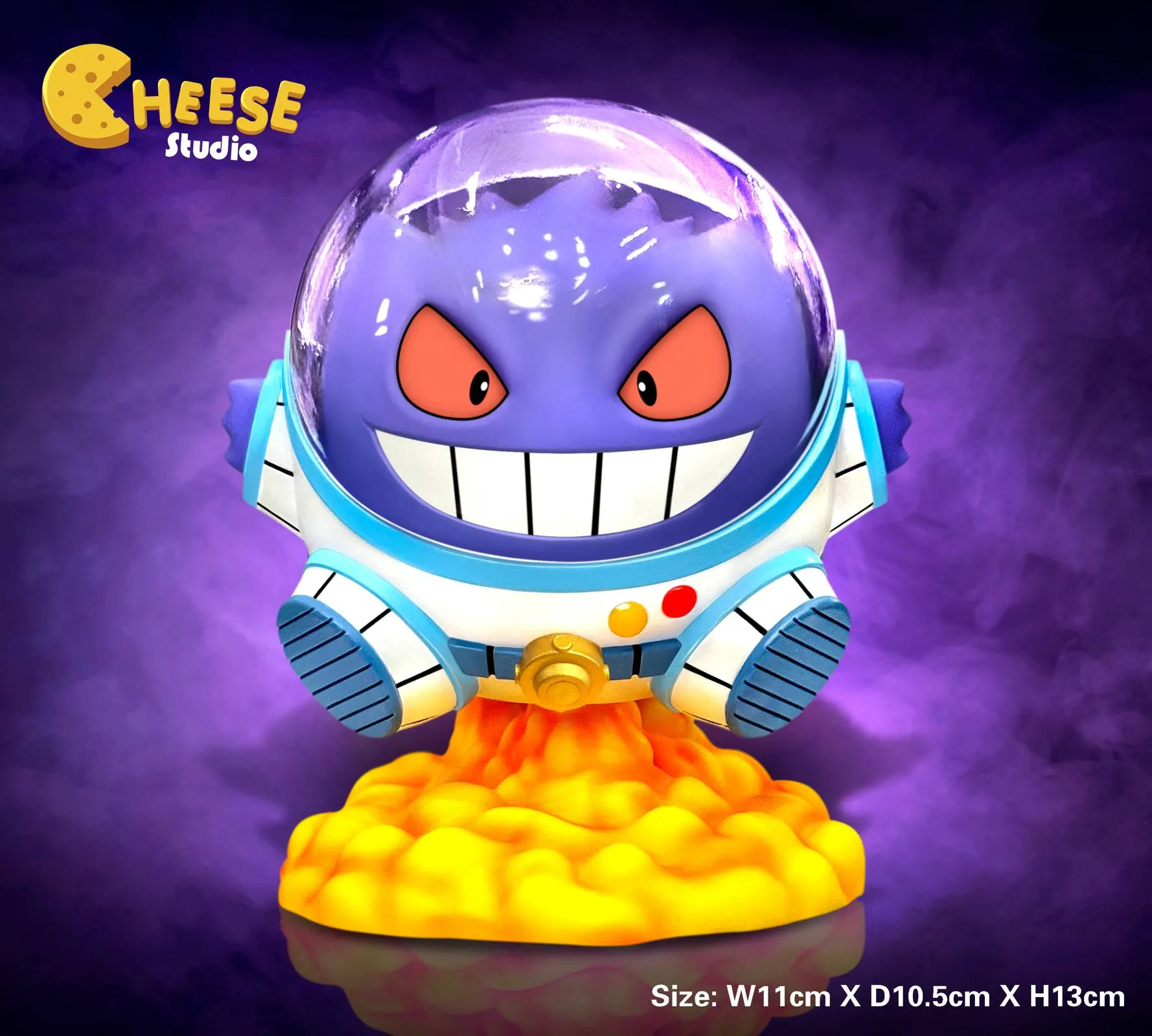 Astronaut Gengar - Pokemon Resin Statue - CHEESE Studio