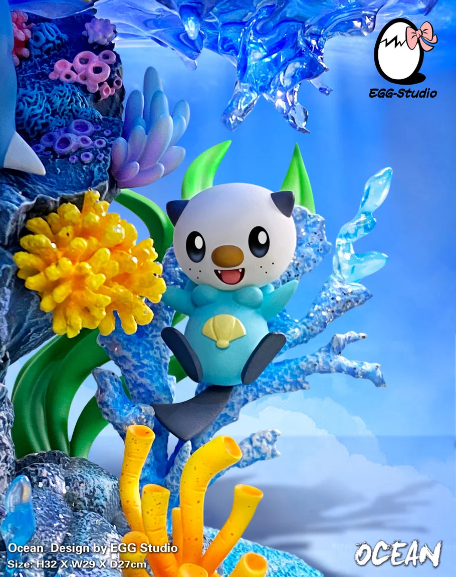 Water Type Family - Pokemon Resin Statue - EGGS Studios [In Stock]