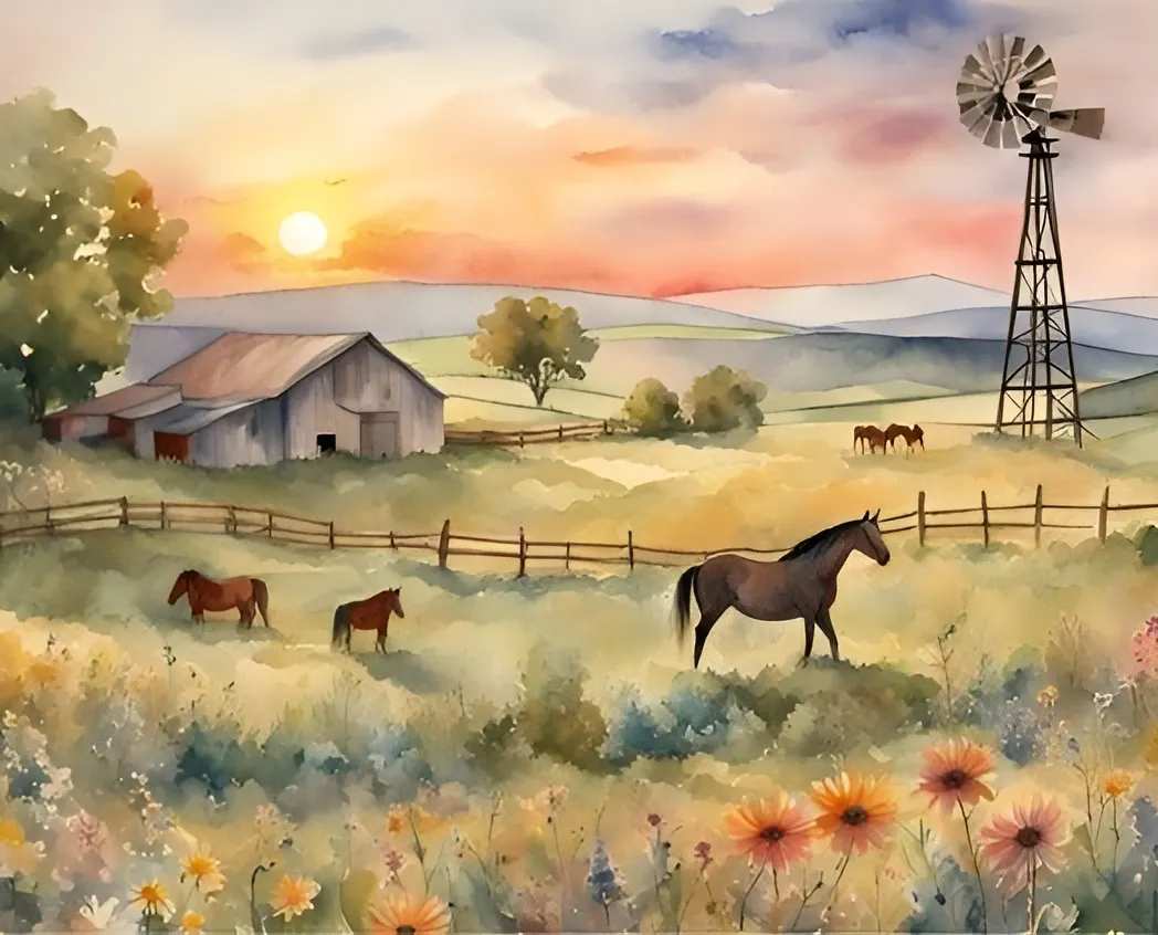 DIY Painting By Numbers | Landscape - 40*50cm
