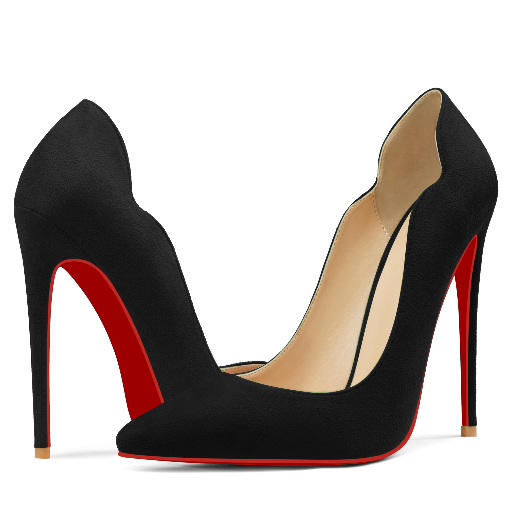 4.72" Red-Bottoms Stilettos