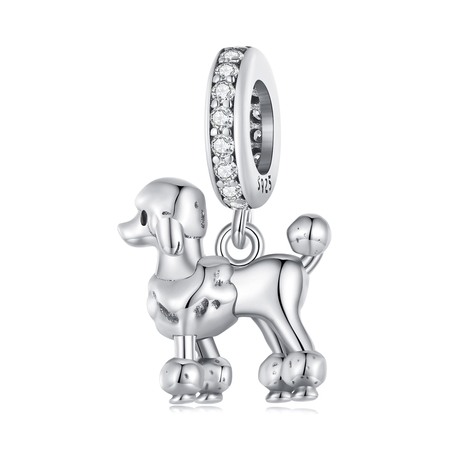Poodle Charms Fits Pandora Charms Bracelet Necklace for Women 925 ...