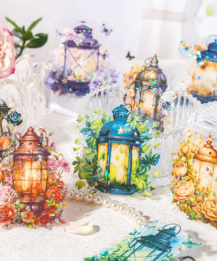 60 Pcs Dream Lanterns Sticker Set