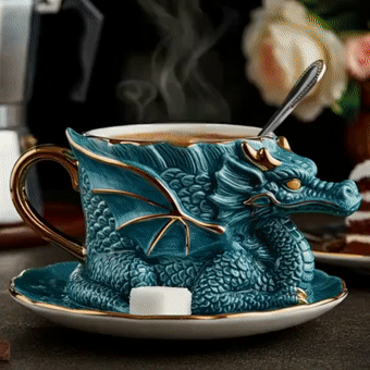 Dragon Shaped Coffee Cup
