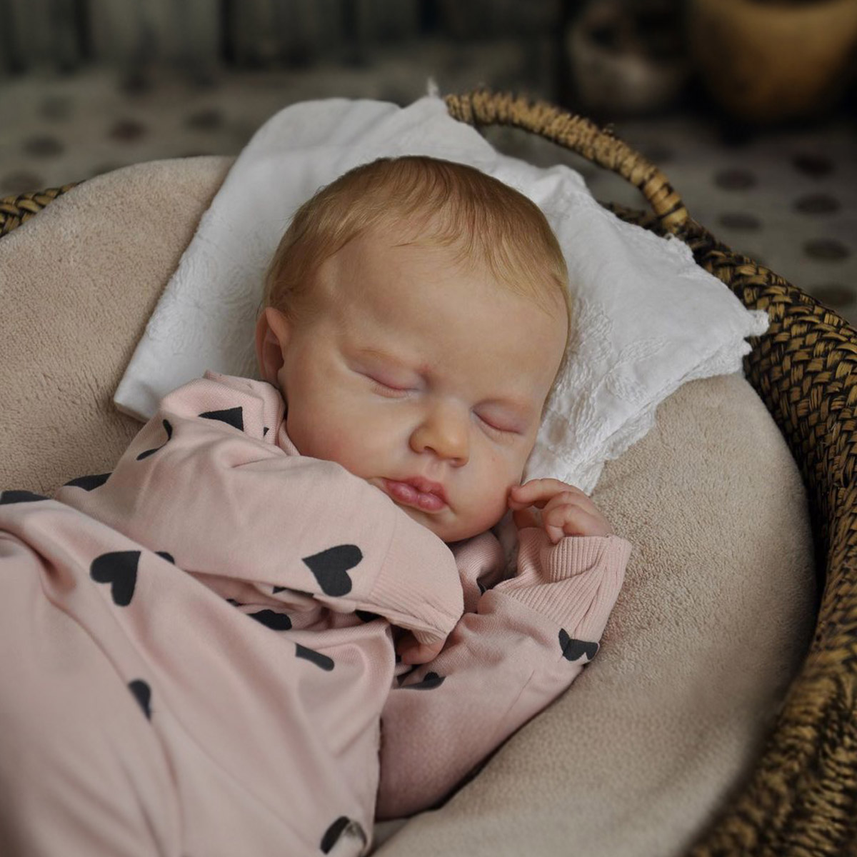 [Heartbeat & Sound] 20'' Truly Look Real Asleep Baby Doll Girl Named ...