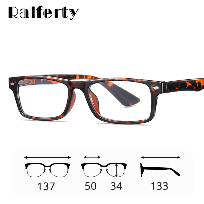 Ralferty Vintage Small Rectangle Reading Glasses For Women Computer ...