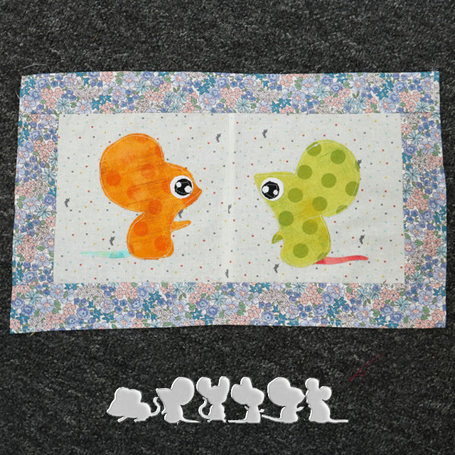 Cute Mouse Template Ruler-6pcs