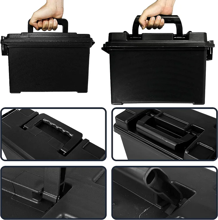 Waterproof Containers Pistol, Rifle, or Shotgun Ammo Storage Box