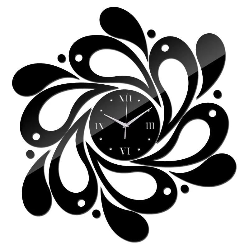 Nigikala Clocks DIY Acrylic Material Single Face Needle Quartz Watches ...