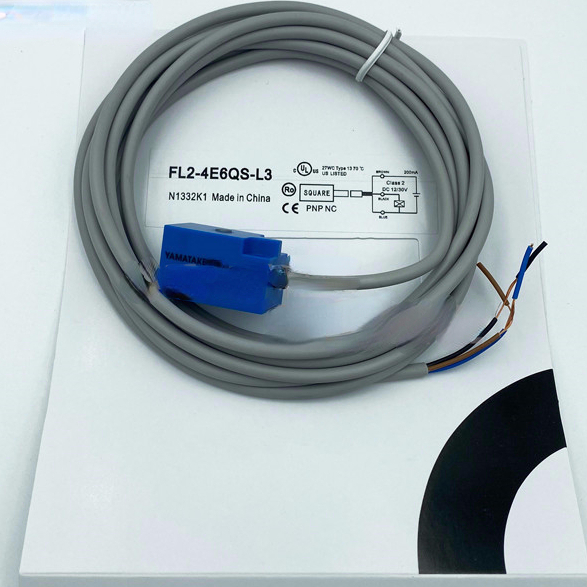 Square Proximity Switch Fl2-4e6qs-l3 DC Three Wire Sensor