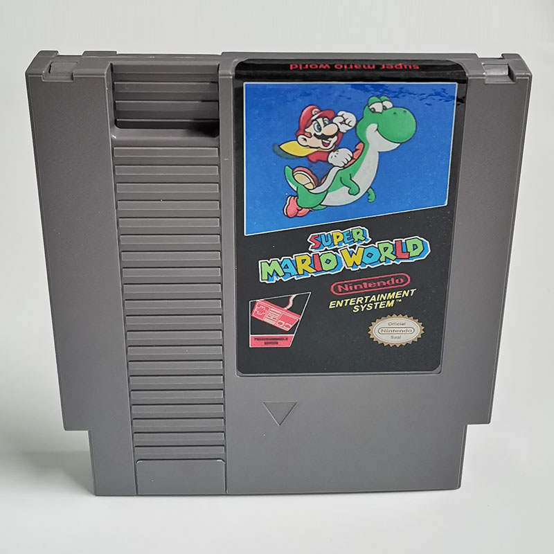 8 Bit NES Game Card - Super Mario World - NES Games Cartridge - For NES ...