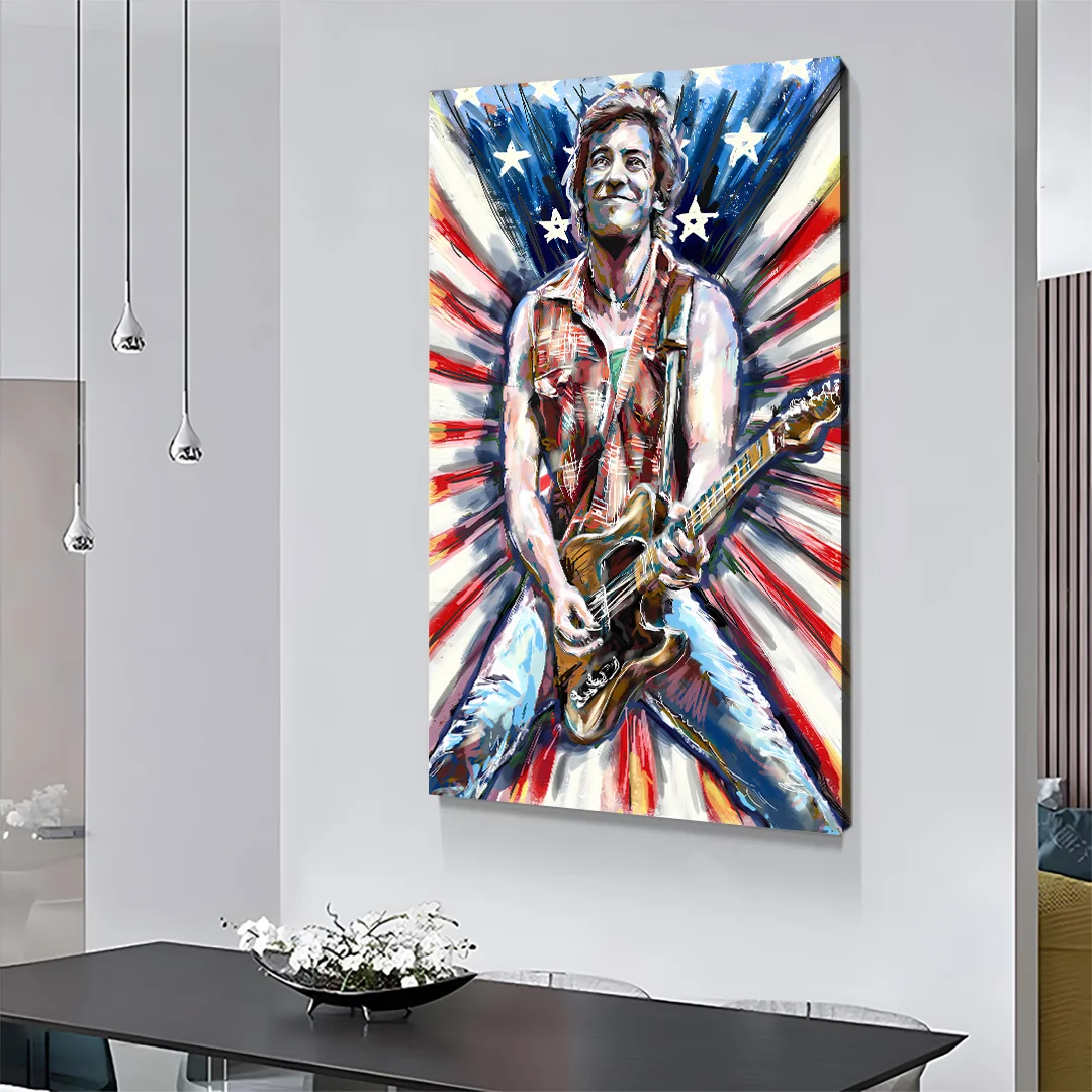 Bruce Springsteen Canvas Wall Art