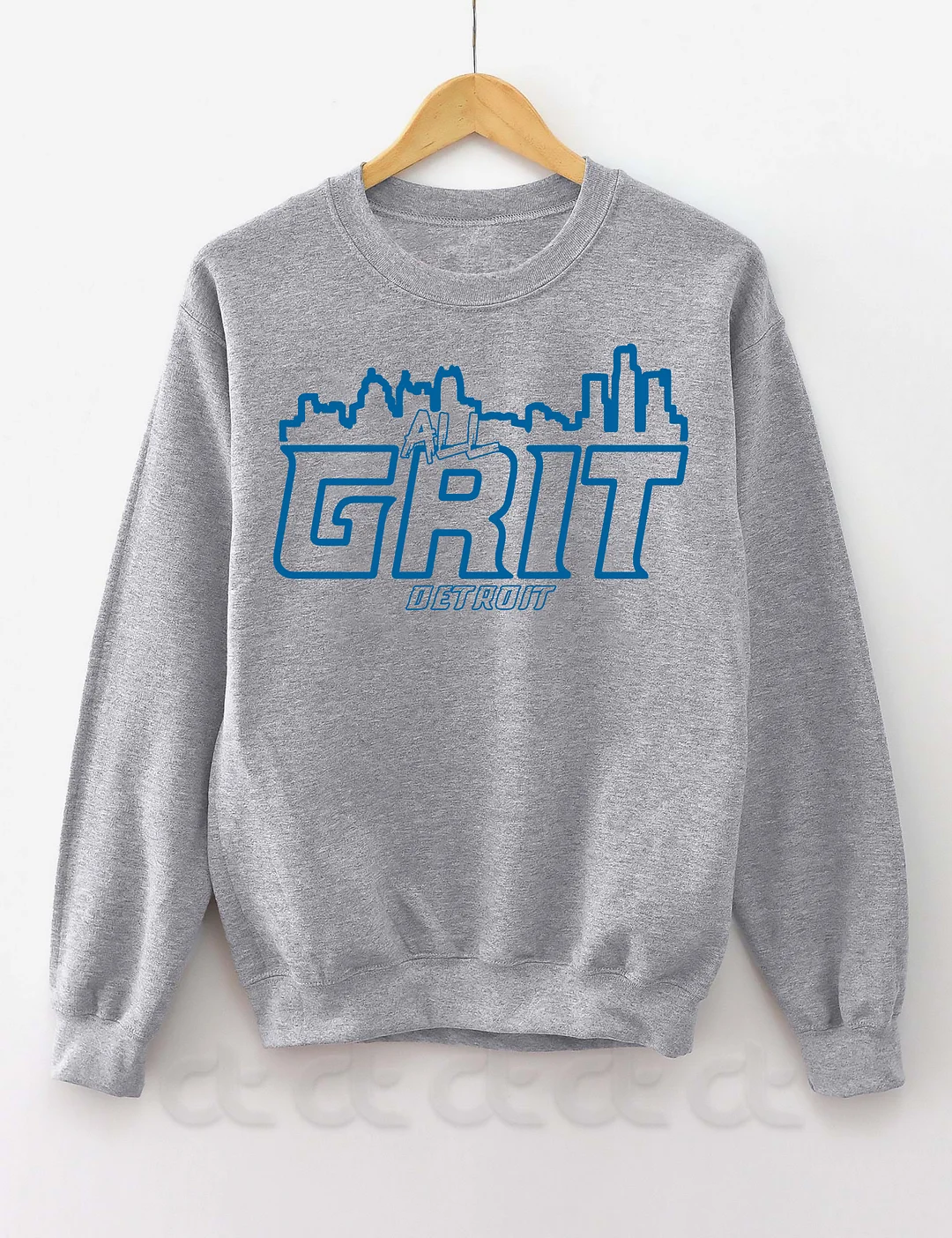 All Grit Detroit Football Sweatshirt