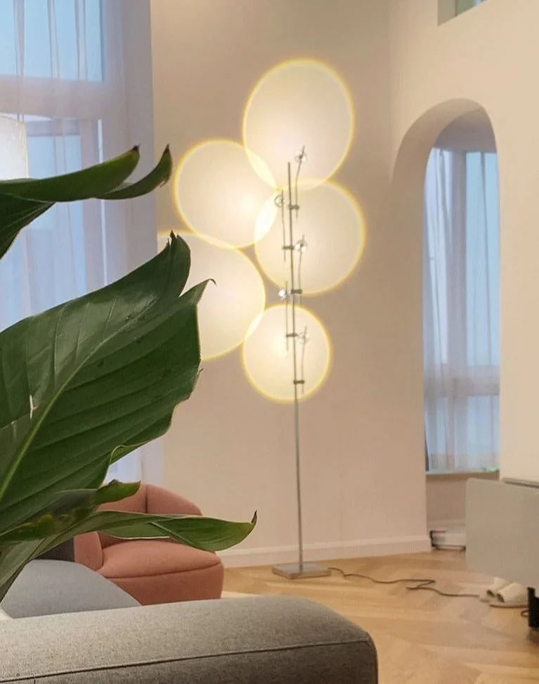 Creative Background Wall Sunset Atmosphere Lamp Floor Lamp