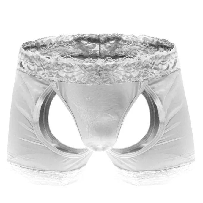 Mens Lace Open Lace Panties
