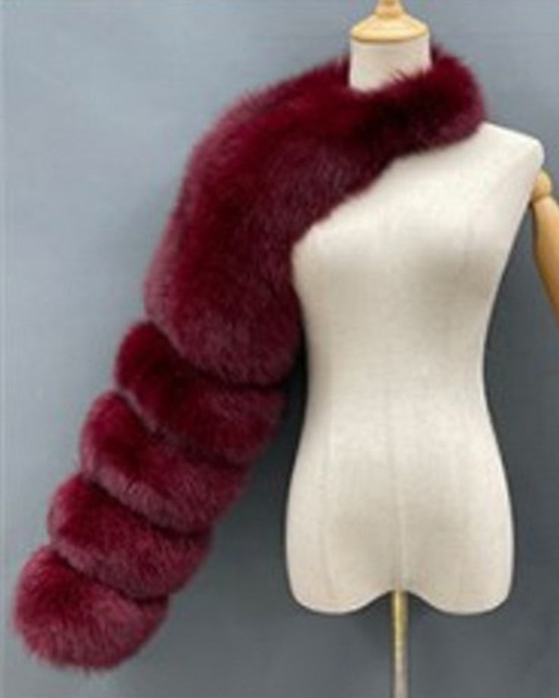 Fashion Fur Sleeve