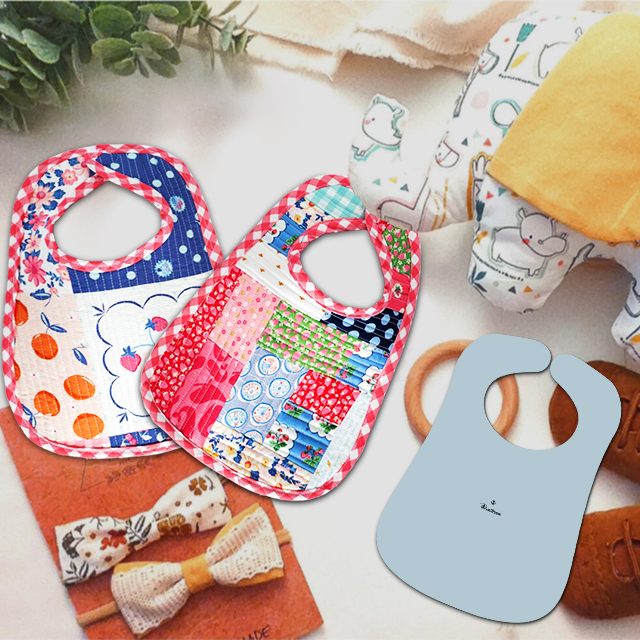 Cute Baby Bib Template - Instructions Included