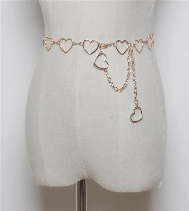 HEART CHAIN BELT