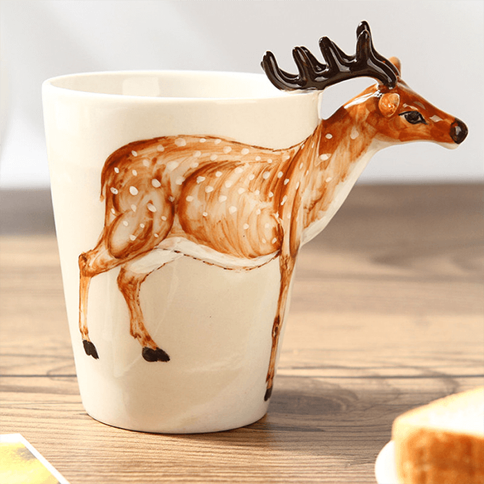 3D Animal Coffee Mugs for Pet Lovers/ Farmhouse Decor/ Cute Tea Cups