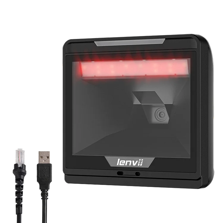 LENVII D6500 2D Barcode Scanner with Barrier Scanning Capability