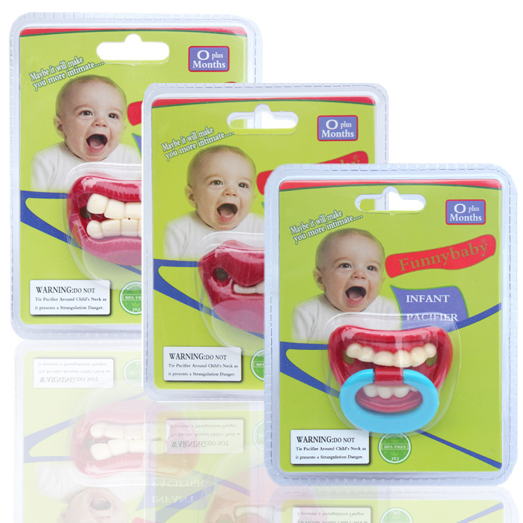 Funny Teeth Baby Pacifiers - Buy 3 Get 3 Free Now!