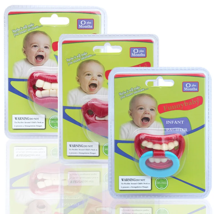 Funny Teeth Baby Pacifiers - Buy 3 Get 3 Free Now!