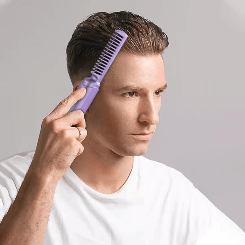 Mini Cordless Hair Straightening Curl Comb