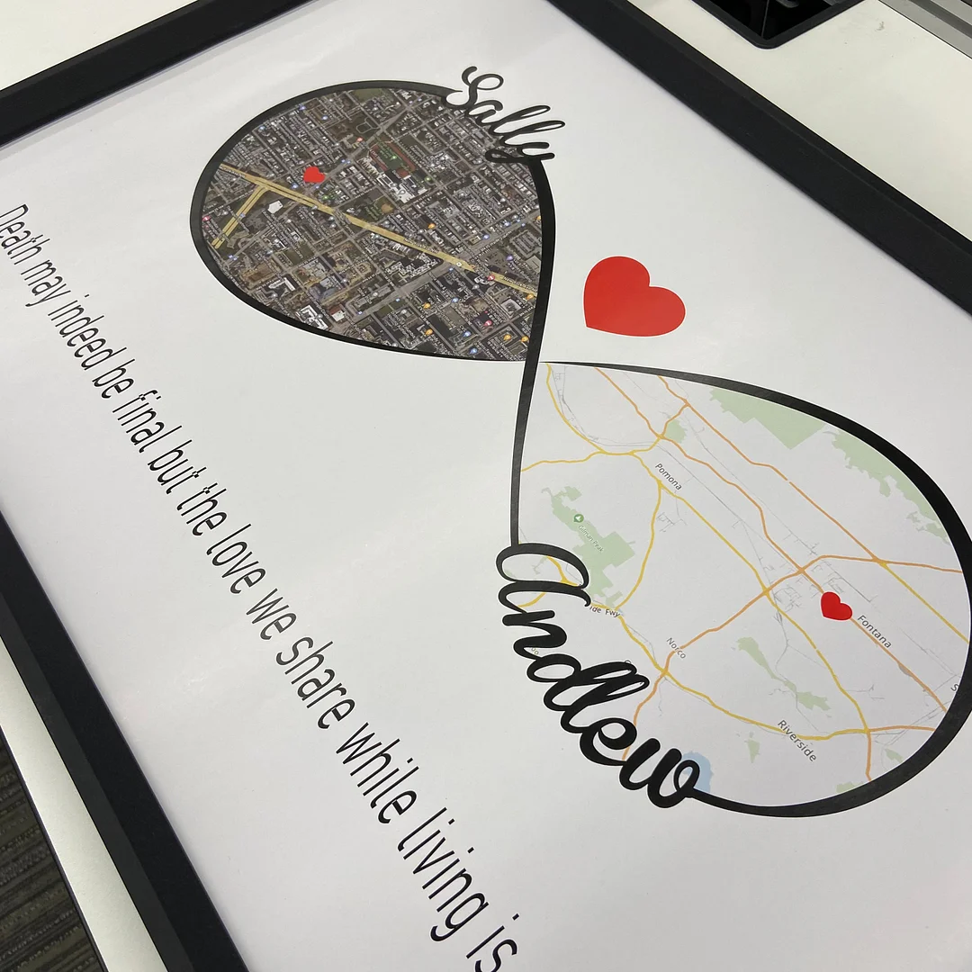Meaningful Valentines Day T For Lover Custom Infinity Symbol