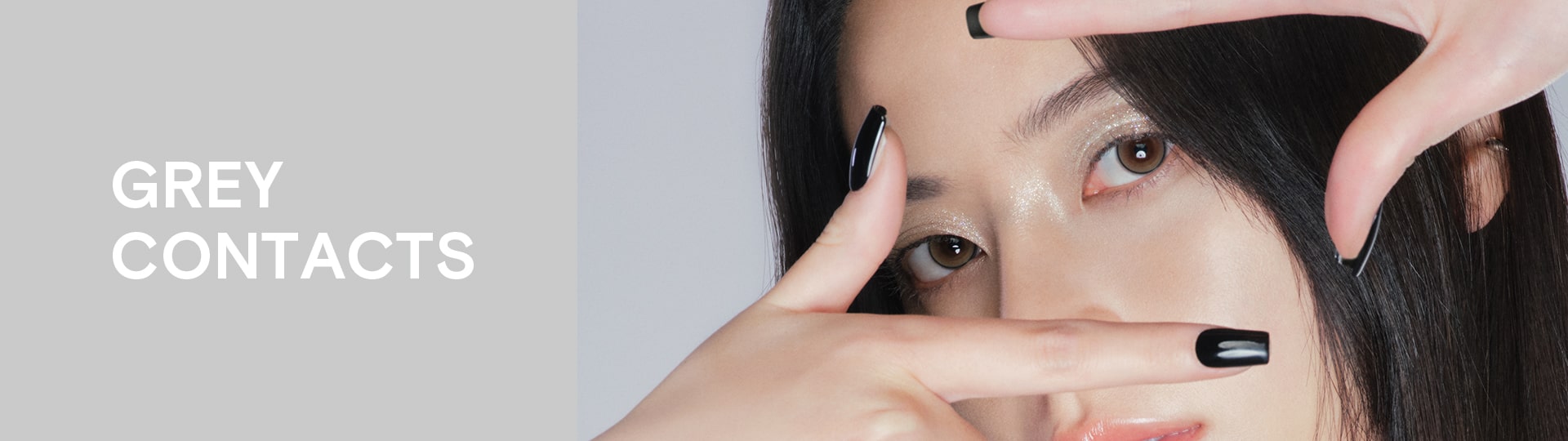 Kilala Grey colored contact lenses