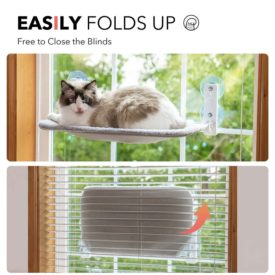 😻HOT SALE 50% OFF-Foldable Cat Window Hammock