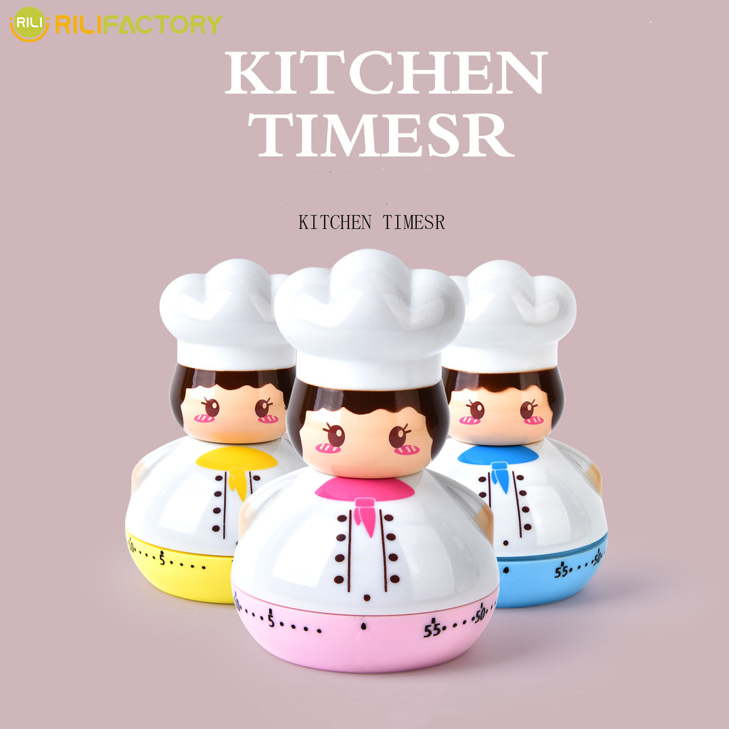 Kitchen Cartoon Chef Timer - Manufacturer of Home Furnishings | Rilifactory