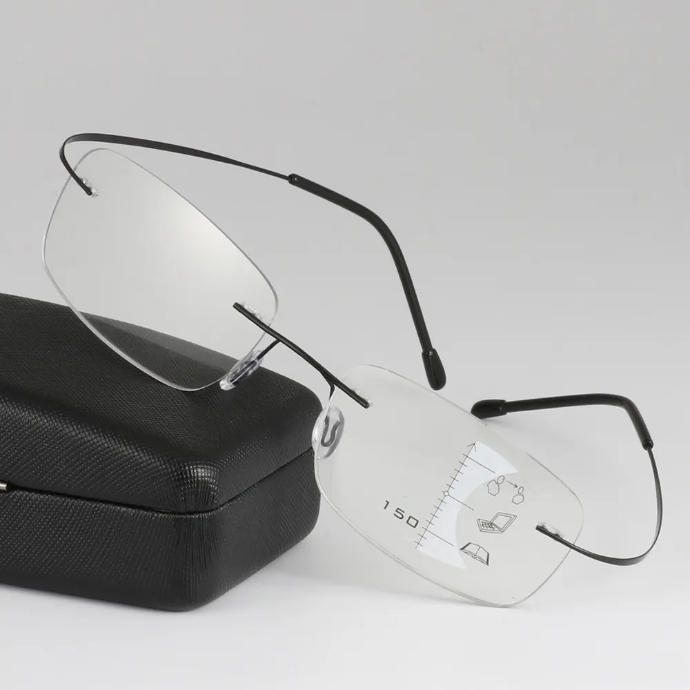 Progressive Multifocus Reading Glasses Women Men See Near and Far ...