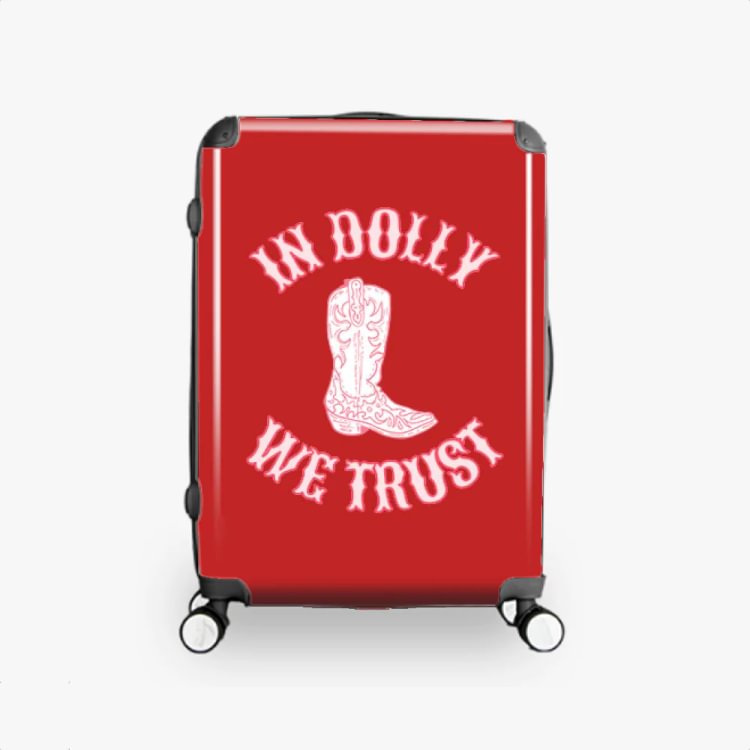 Dolly Parton We Trust, Country Music Hardside Luggage