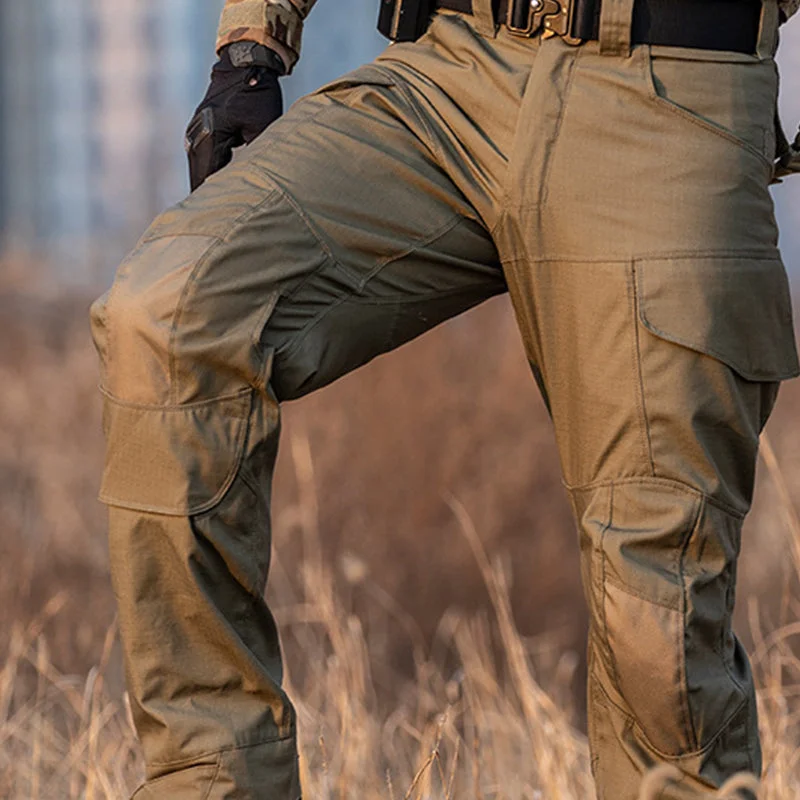 Men's Assault Military Pants Rip-stop Tactical Pants With Knee Pad