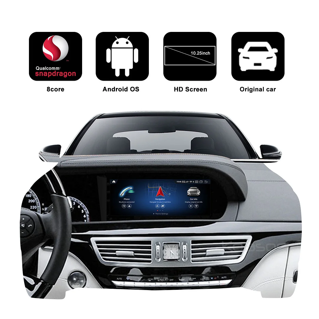 Koason Android Screen Upgrade Apple CarPlay Android Auto GPS Navigation ...