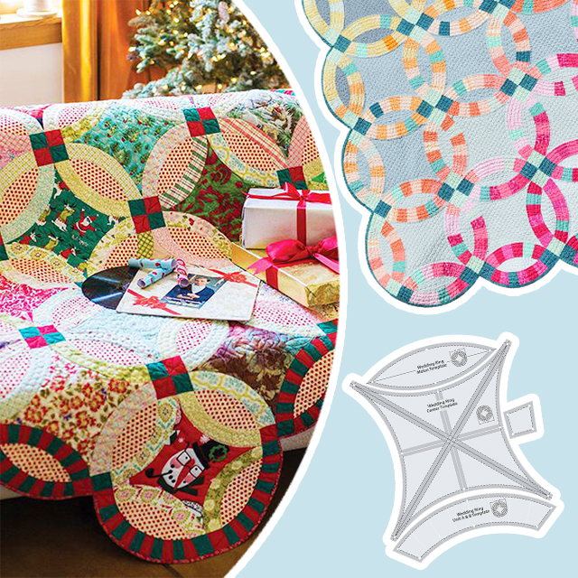 Double Wedding Ring Quilt Templates