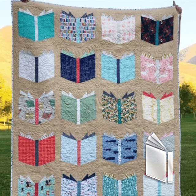 DIY Story Books Quilt Template Set-With Instructions