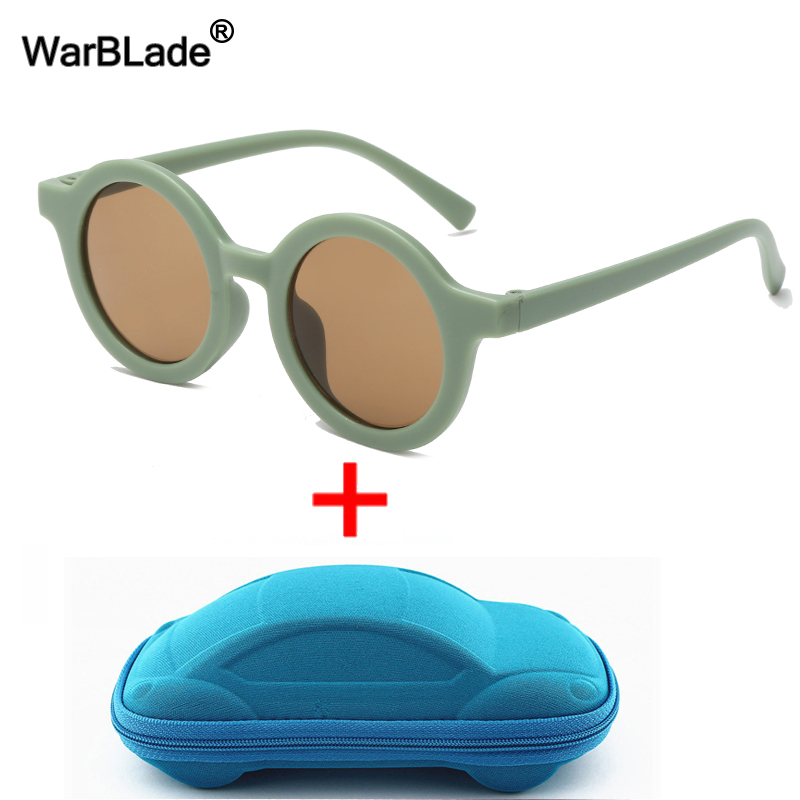 WarBLade Cute Round Sunglasses Children Glasses Girls Boys Kids Sun ...