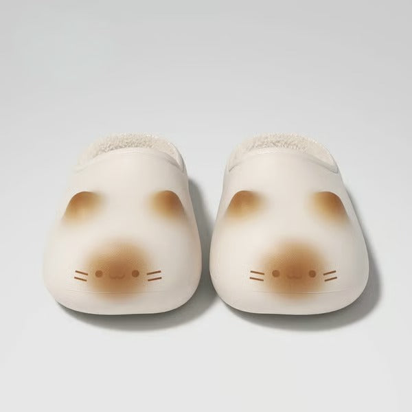 Unisex Home Cat Paws Footprints Fluffy Plush Fleece Height Increase ...